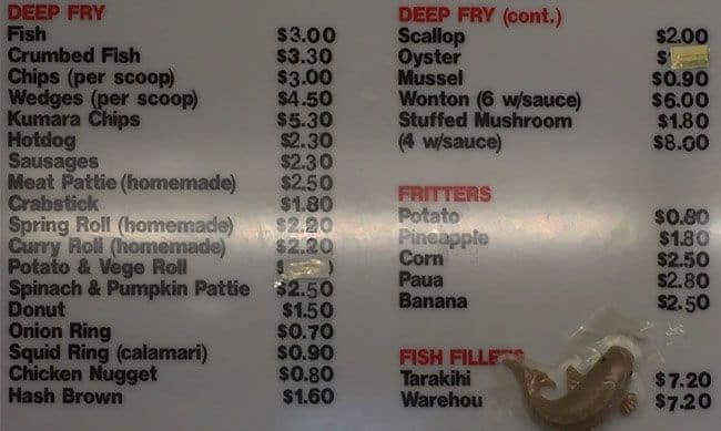 Fu Xian Takeaways Menu, Menu for Fu Xian Takeaways, Island Bay ...