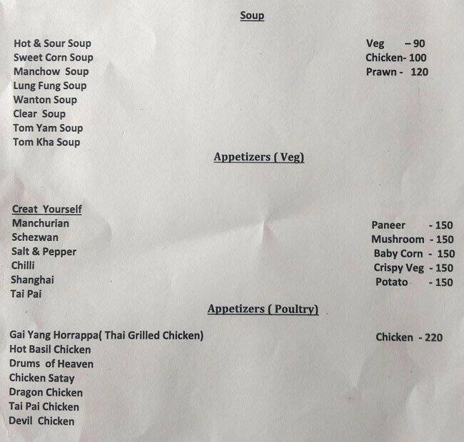 The Kim Chi Chef Menu, Menu for The Kim Chi Chef, Whitefield, Bangalore ...
