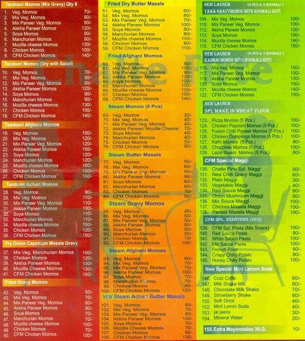 Chalte Firte Momos & Special Foods Menu - Zomato Chalte Firte Momos & Special Foods Menu - Zomato