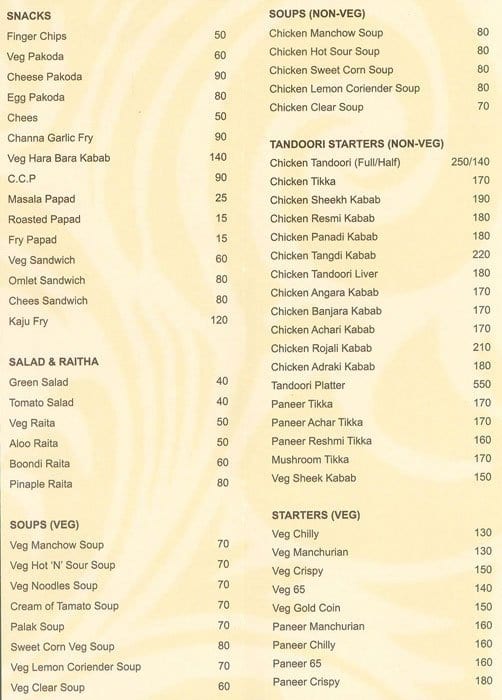 Dwaraka Menu, Menu for Dwaraka, Kalamboli, Navi Mumbai - Zomato