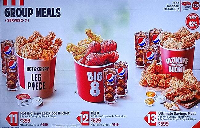 Menu at KFC, Pune, Ground Floor
