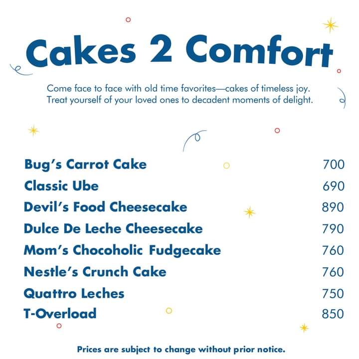 Carta de Cake2Go, Mandaluyong