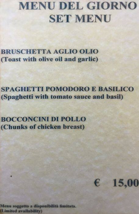 L'Arcano a Roma: Foto del Menu con Prezzi - Zomato Italia