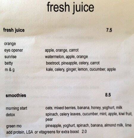 Menu at Panini Kitchen cafe, Norwood, 78 Rundle St