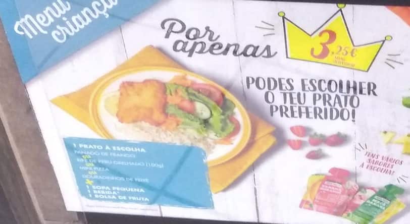 Menu em Pingo Doce restaurante, Sintra, Estrada De Mem Martins 260