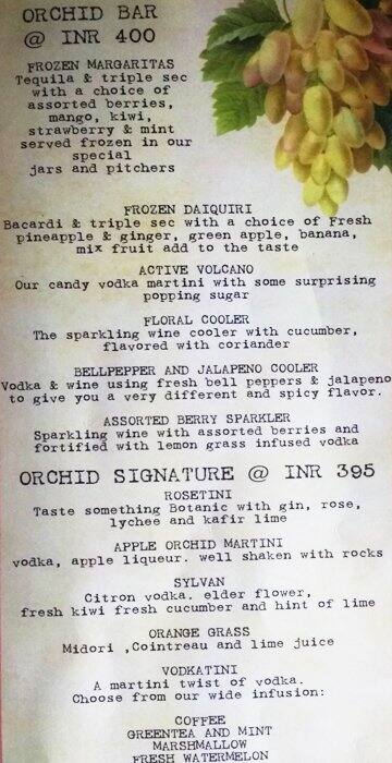 Orchid Lounge Menu, Menu for Orchid Lounge, Sector 34, Chandigarh - Zomato