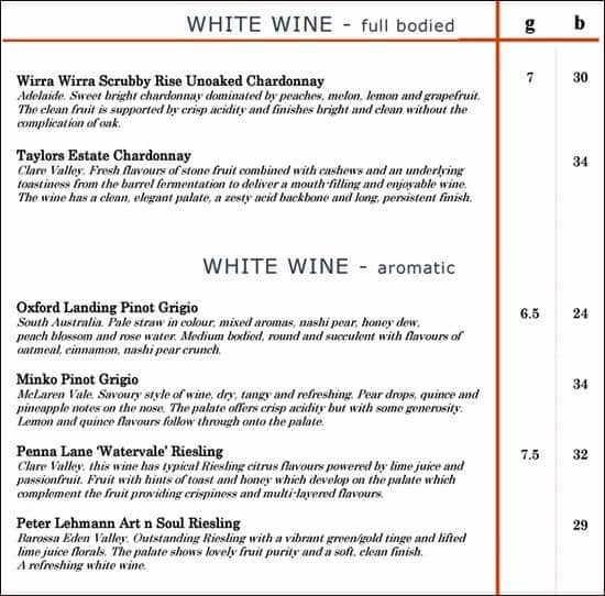 Menu at Flagstaff Hotel pub & bar, Darlington