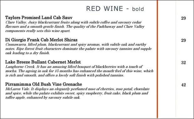 Menu at Flagstaff Hotel pub & bar, Darlington