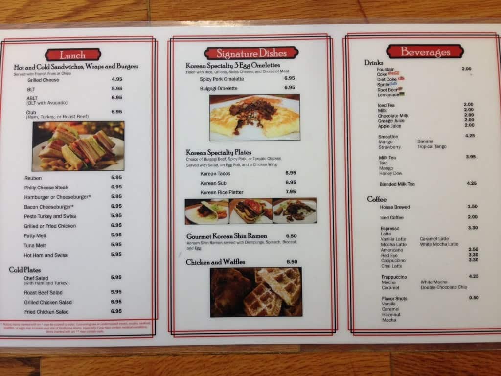 Menu at Country Foodly restaurant, Gainesville