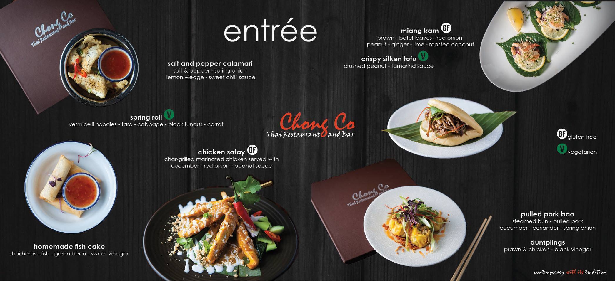 Menu at Chong Co restaurant, Newtown