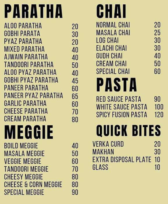 Tea Hut Ludhiana Menu at Scott Sommer blog