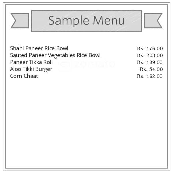 Menu of Rider's Cafe, Rajguru Nagar, Ludhiana