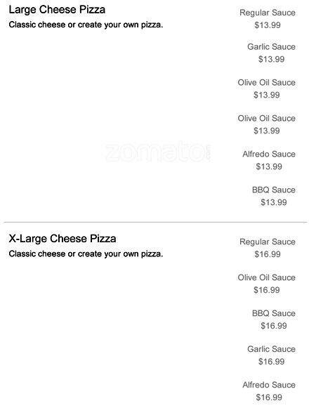 Menu at Pizza Mart Kent pizzeria, Kent, Military Rd S