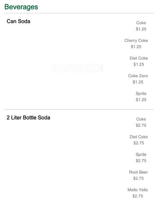 Menu at Pizza Mart Kent pizzeria, Kent, Military Rd S