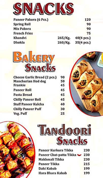 Menu of Param Food Complex, City Center, Gwalior Menu of Param Food Complex, City Center, Gwalior