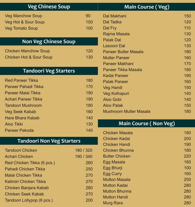 Menu at Fresh Food, Mumbai, Shop 1