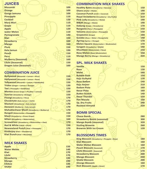 Menu of Mumbai Bites, Ghatkopar East, Mumbai