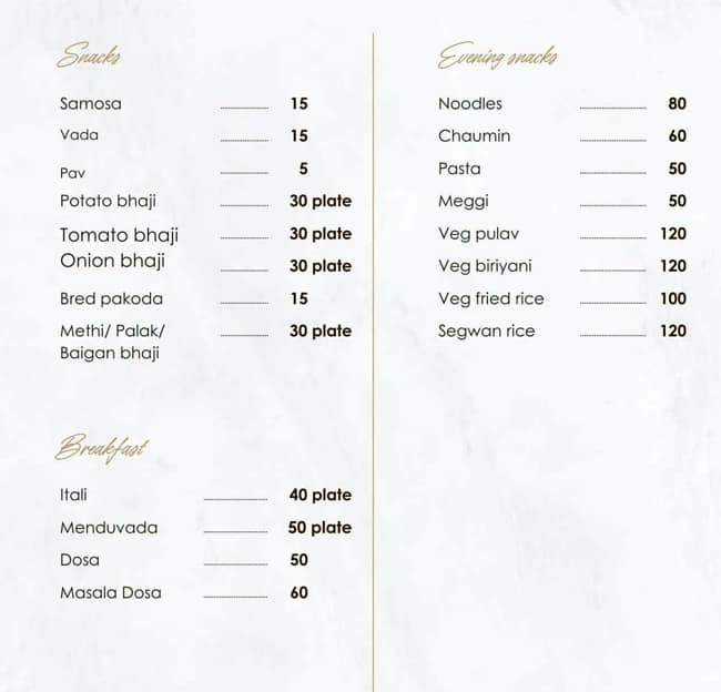 Menu of Nagad Narayan Caterers, Mira Road, Mumbai