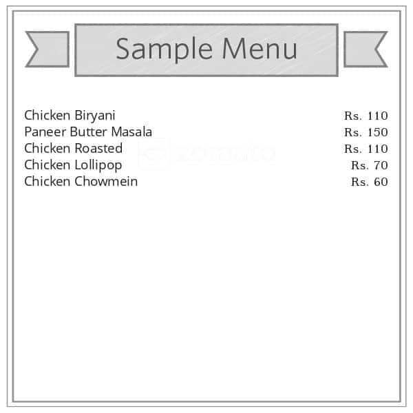Menu of Chatori Gali, Ahirtoli, Ranchi