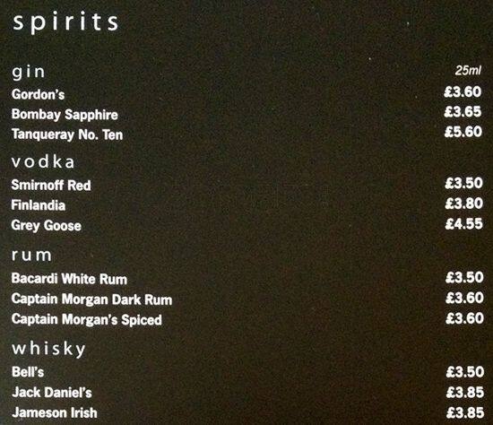 Menu at Novotel London Bridge restaurant, London