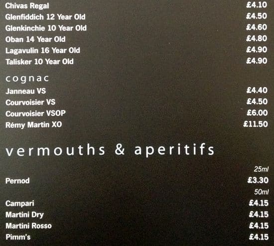 Menu at Novotel London Bridge restaurant, London