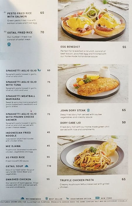 Menu at Mokka Coffee cafe, South Jakarta, Jl. Epicentrum Sel.