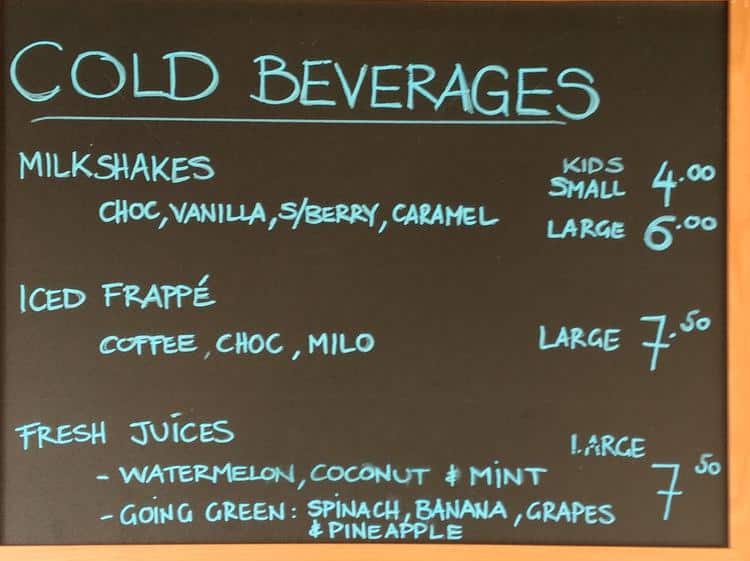 Menu at Aussie Bites Cafe, Gladesville, 172A Victoria Rd