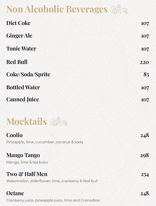 Menu of Byg Brewski Brewing Company, Yeshwantpur, Bangalore