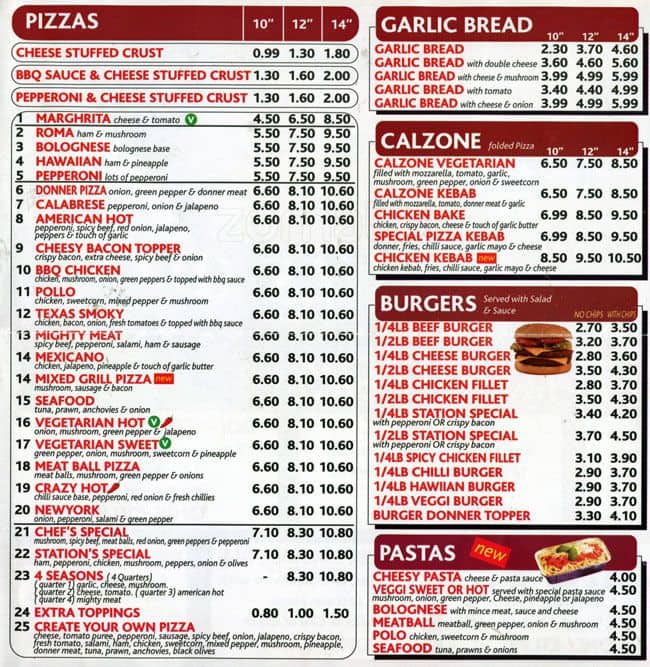 Food Station Menu, Menu for Food Station, Swinton, Manchester - Zomato UK
