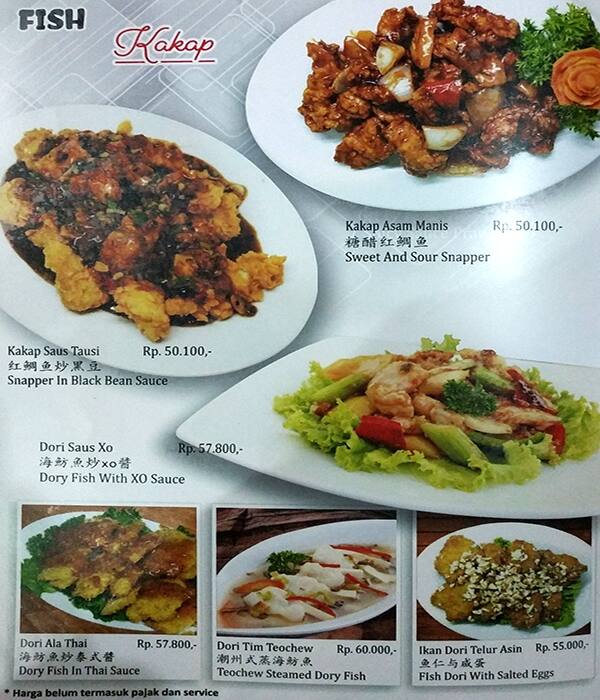 Menu at Hung Than Restaurant, Jakarta, Mall Taman Palem