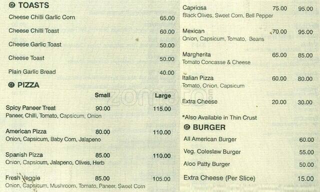 Menu at Crunchies Snacks and Coffee Bar, Ahmedabad