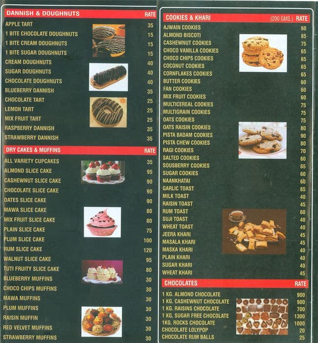 Menu at Bake & Brew, Mumbai, 120