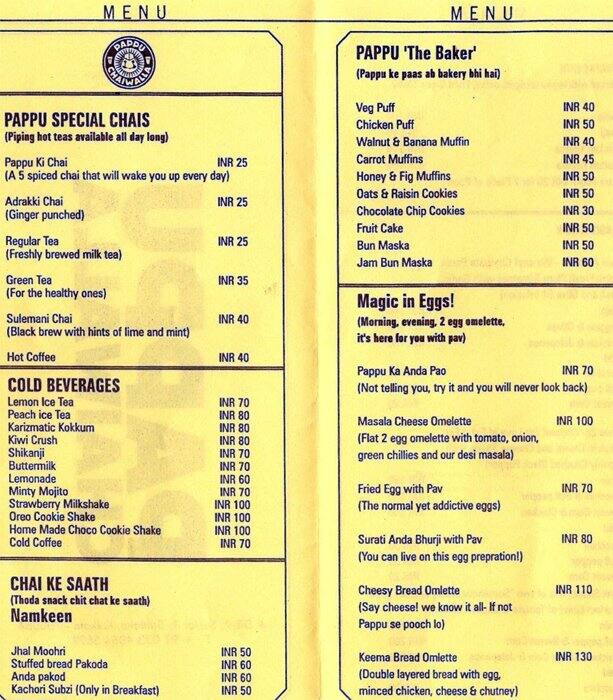 Pappu Chaiwalla, Sector 1, Salt Lake, Kolkata - Restaurant - Zomato