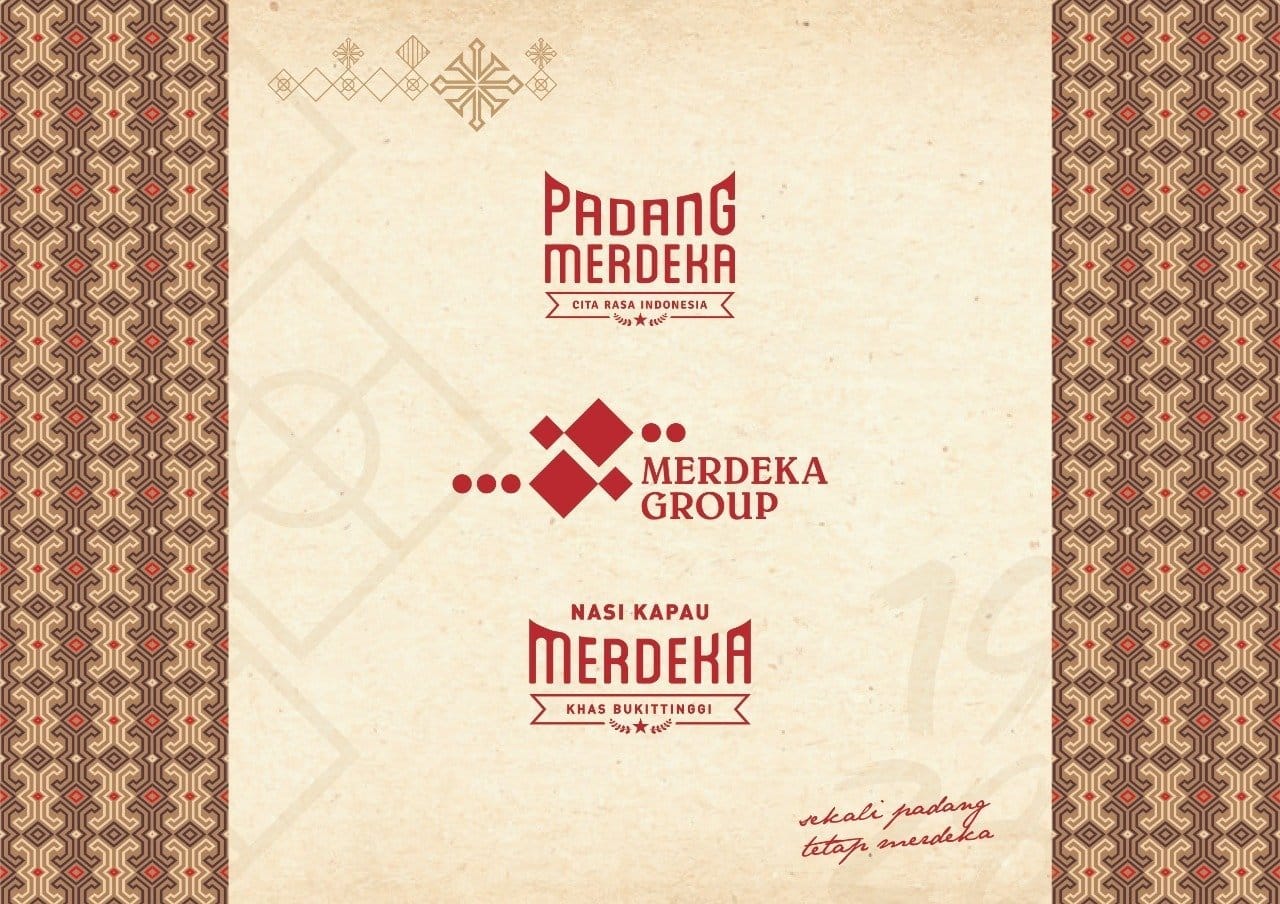 Menu at Padang Merdeka restaurant, West Jakarta, Jl. Lada No.1
