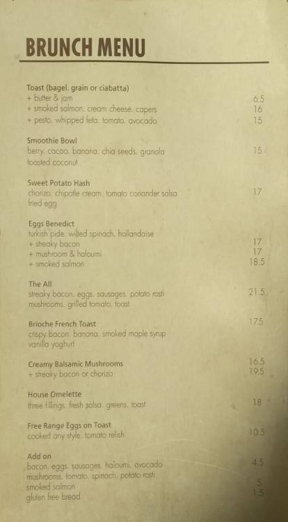Sierra Cafe Menu, Menu untuk Sierra Cafe, Mt Eden, Auckland - Menumania ...