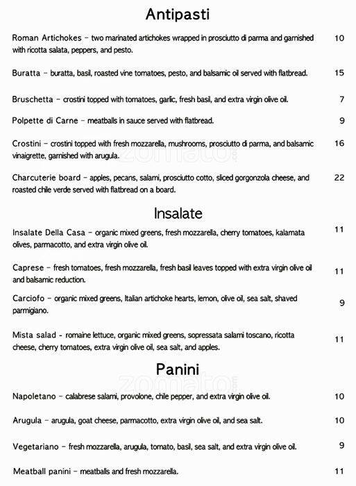 Braza Brava Pizzeria Napoletana Menu - Urbanspoon/Zomato