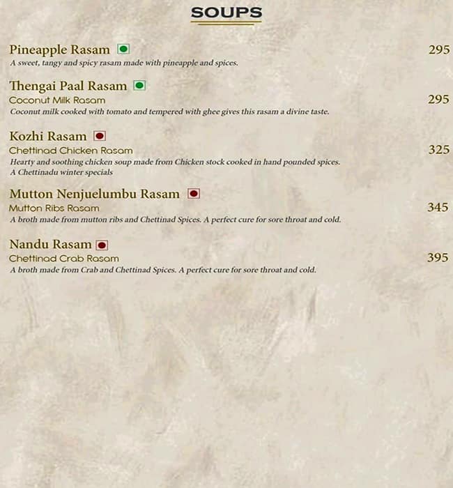 Menu of Savya Rasa, Saket, New Delhi