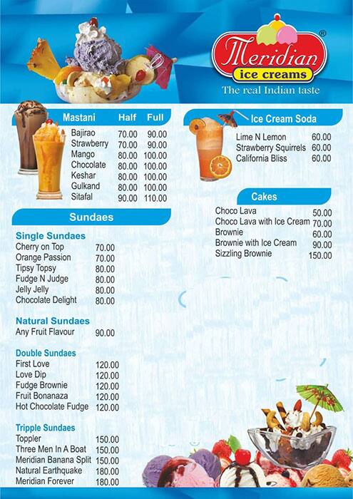 Meridian Ice Cream, Satara Road, Pune - Zomato