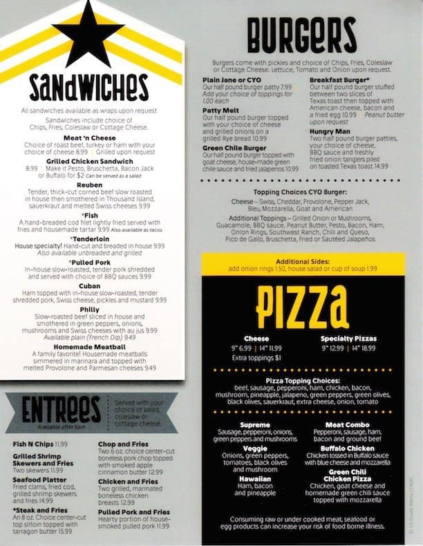 Menu at Genghis Grill - Build Your Own Stir Fry restaurant, Cedar ...
