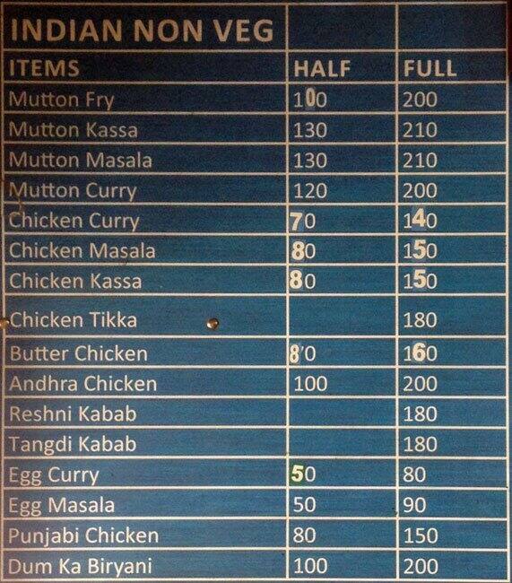 Hot Point Restaurant Menu, Menu for Hot Point Restaurant, Shamshabad ...