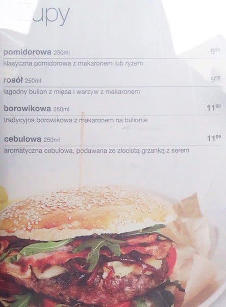 Menu at Sphinx BBQ, Poznań, Święty Marcin 66/72