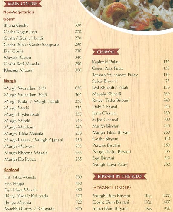 Menu at Swastik Family Restaurant, Mumbai, Near Times Square