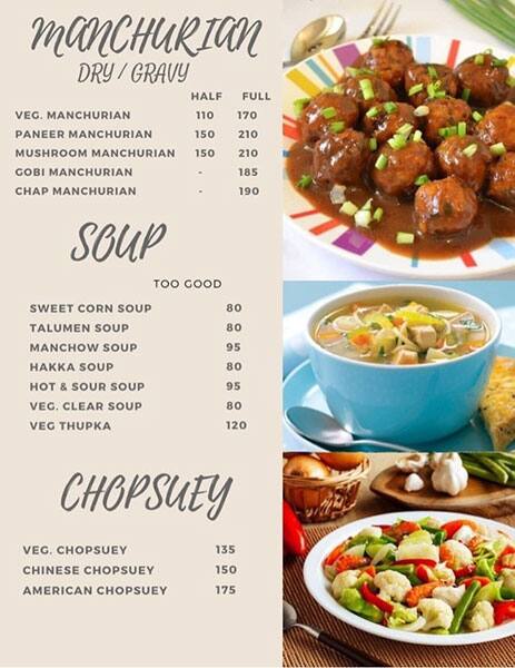 New South Indian & Chinese Foods Menu - Zomato