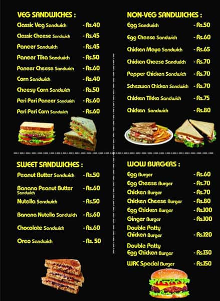 Menu at Madras Cloud Kitchen, Chennai