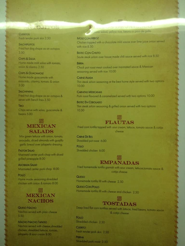 Menu at Dolly Madison Restaurant, Easton, Northampton St