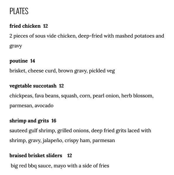 Menu at Hop & Vine restaurant, San Antonio