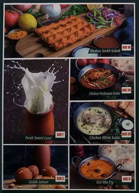 Menu at Des Pardes Restaurant - 24 Hours, Dubai