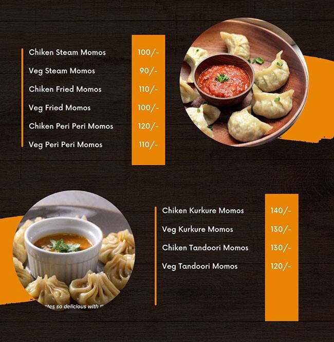 Menu of Momo's Point, Wagholi, Pune