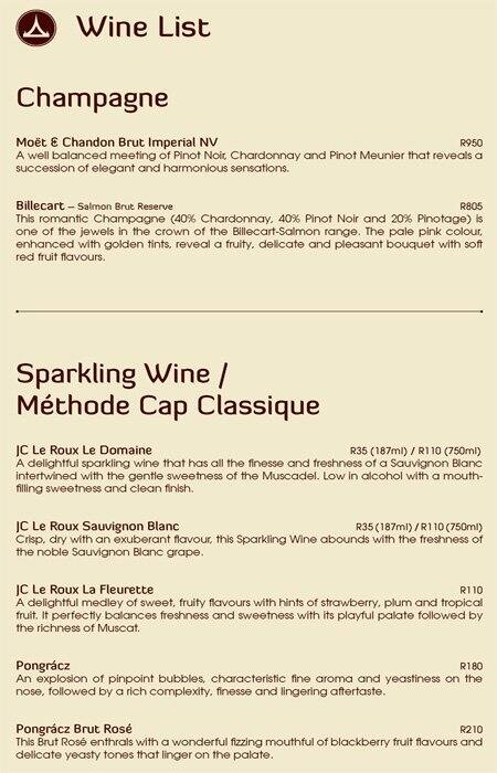 Menu at Wang Thai The Sanctuary Somerset West restaurant, Cape Town ...