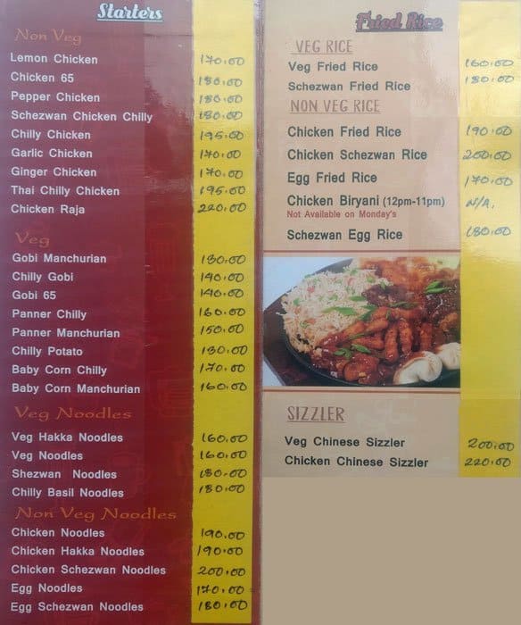 Canopy Flavours Menu, Menu for Canopy Flavours, HSR, Bangalore - Zomato